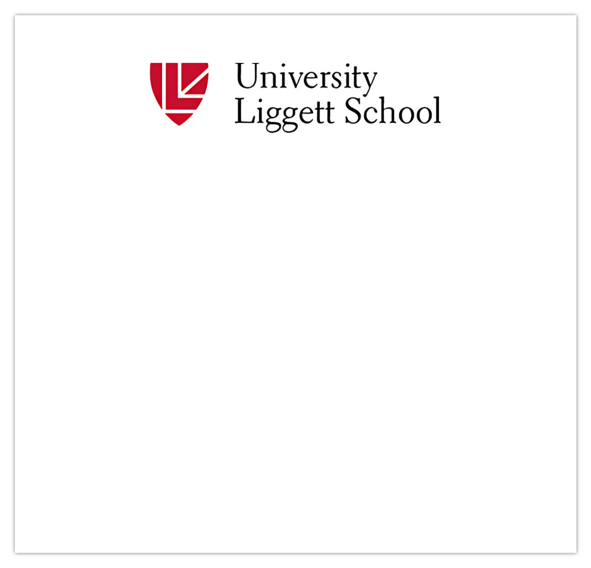 ULS Post-It Note Pad – University Liggett School Logo Store