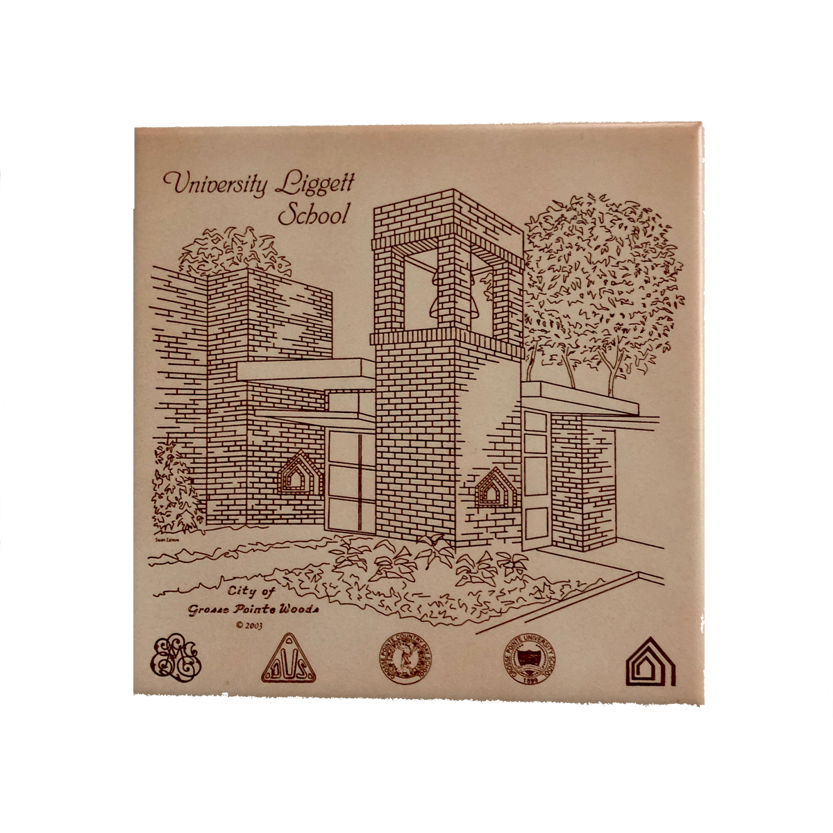 Commemorative Tile – University Liggett School Logo Store