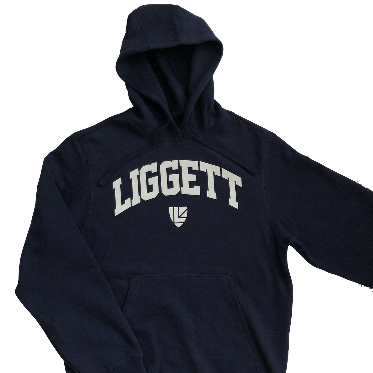 Adult Liggett Navy Hoodie – University Liggett School Logo Store